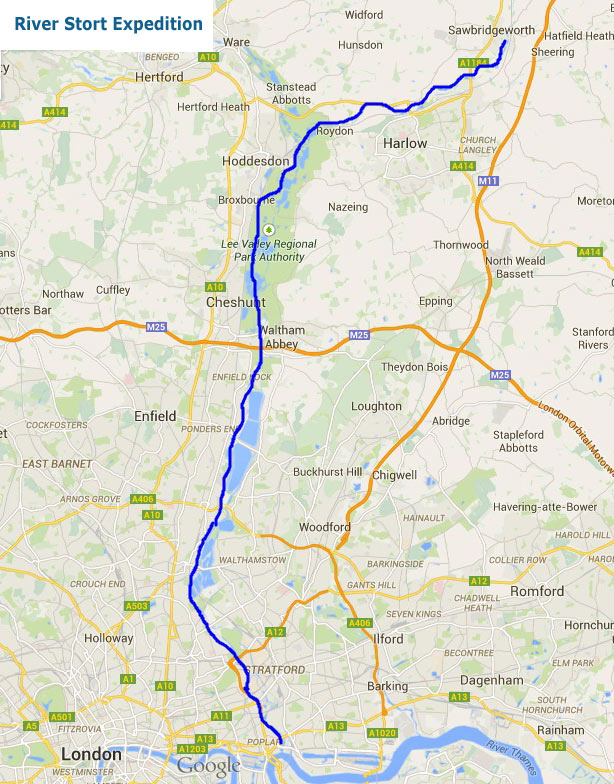 river_stort_map - The Gypsy-Trio